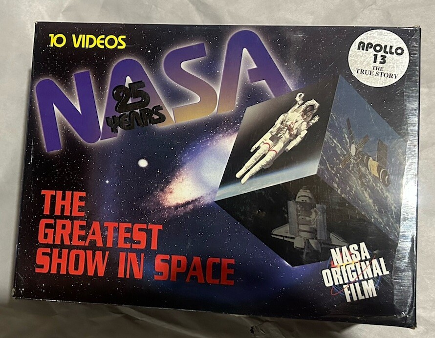 NASA 25 Years: The Greatest Show In Space VHS Set | eBay
