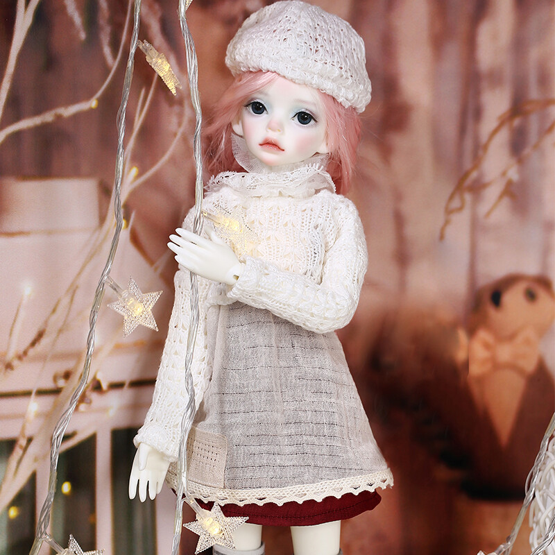 1/4 BJD Doll Resin Girl Face Makeup Eyes MSD Dim Larina B Figures Toys ...