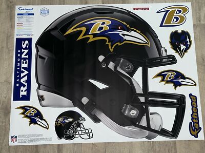 Baltimore Ravens Helmet Fathead Decal 41x38 | eBay