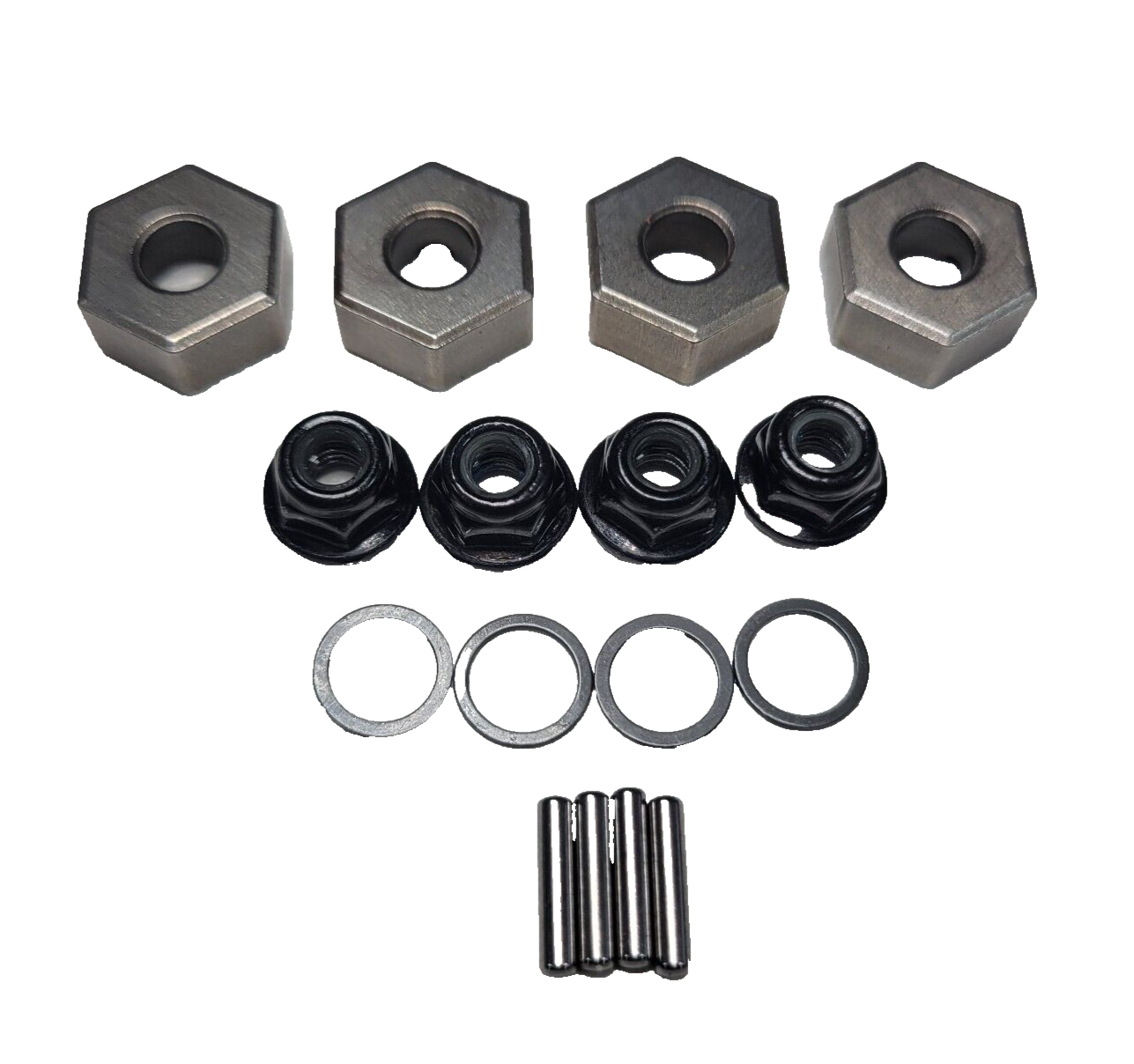 Fits Traxxas Slash 4x4 Extreme Heavy Duty 12mm Wheel Hexes Hoss Rustler ...