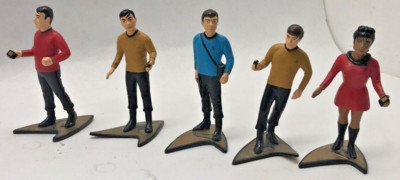 Star Trek 1991 Hamilton PVC Figures 4" Set Of 5 Mccoy / Scotty / sulu ...
