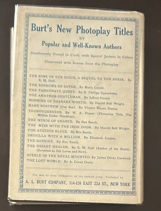 1926 Photoplay Book For Movie The Winning Of Barbara Worth Nice DJ Gary ...
