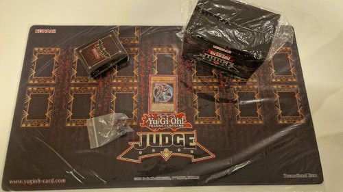 Exclusive 300th YCS Judge Bundle - Playmat, Deckbox, Sleeves and Dice ...