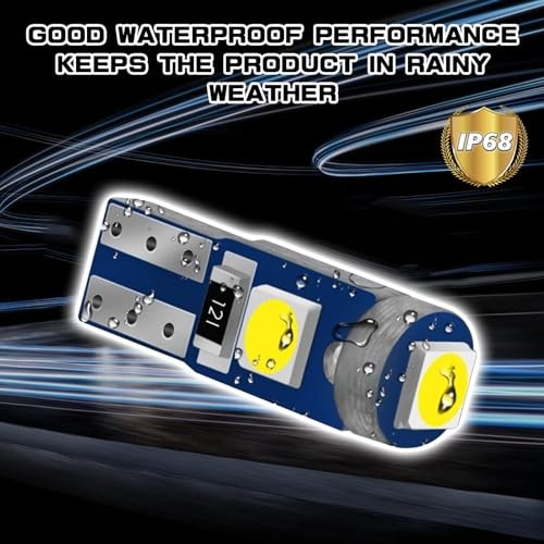 20PCS T5 Dashboard LED Light Bulbs, 37 74 2721 Instrument Cluster Super ...