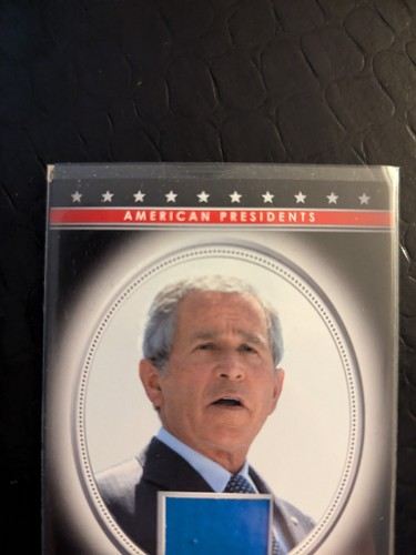 2009 TOPPS American HERITAGE George W. Bush Yankee Stadium Wall Relic ...