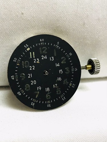 VINTAGE MEN'S WALTHAM 6/0-D MILITARY WATCH MOVEMENT WITH HACKING LOT ...