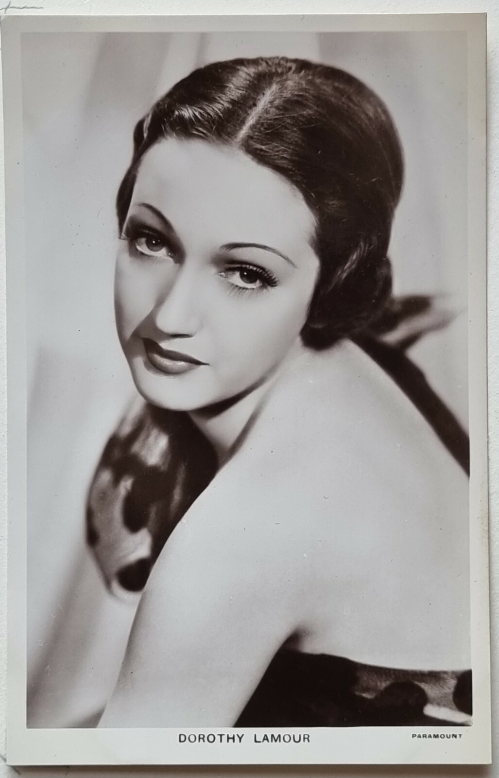 DOROTHY LAMOUR PHOTO POSTCARD FILM STAR VINTAGE ORIGINAL | eBay
