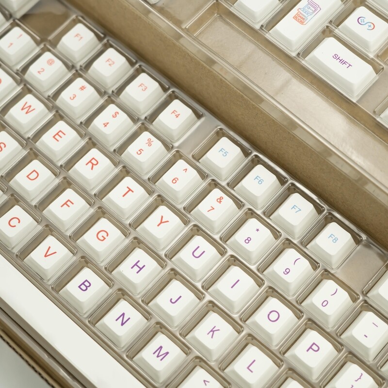 Keycaps Holding Box Organizer Storage Container with Dividers Clear ...