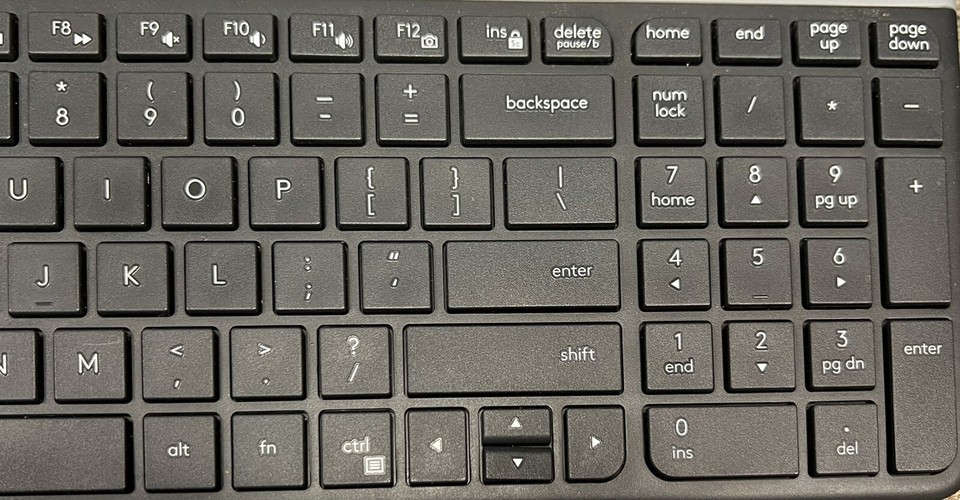 Logitech K470 Wireless KEYBOARD KEYCAPS SINGLE REPLACEMENT KEYS (MK470 ...