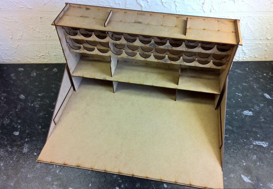 large paint station, model work airfix vallejo paint rack stand citadel ...