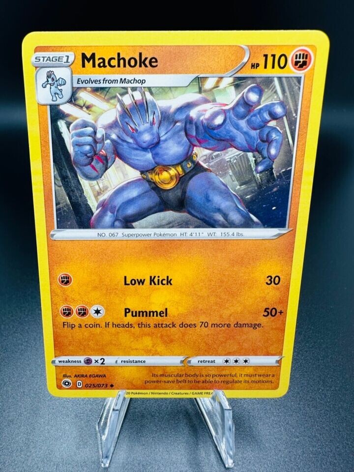 Pokemon TCG - Machoke 25/73 - Champion's Path 2020 | eBay