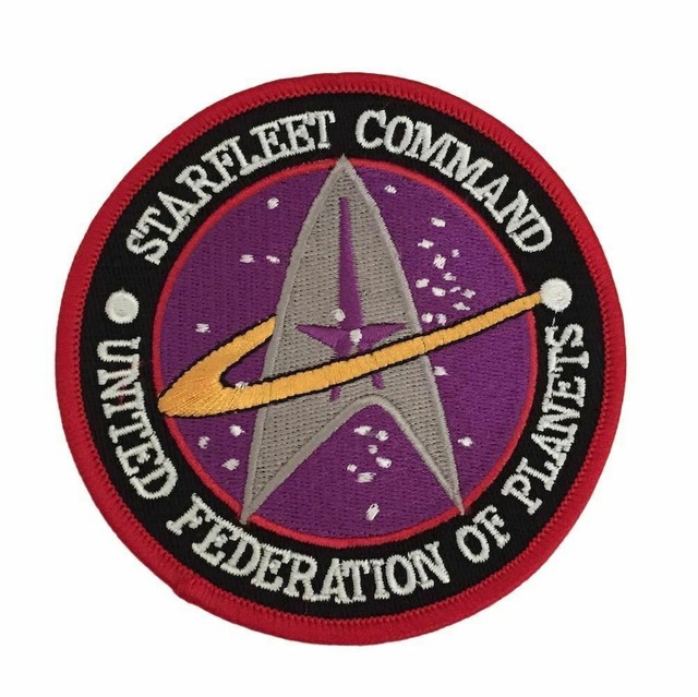 Star Trek Original Series Starfleet Command United Federation UFP Iron ...