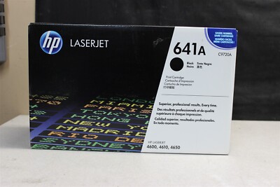 Genuine HP C9720A 641A Black Toner cartridge | eBay