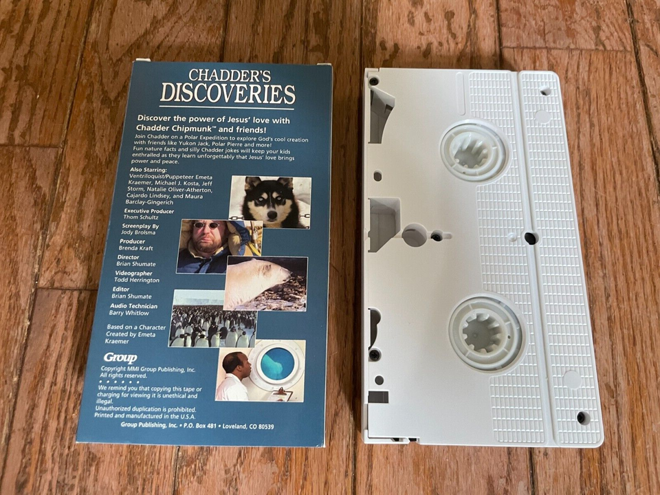 Chadder's Discoveries VHS Gods Cool Creation Chipmunk & Friends Group ...