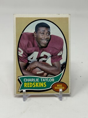 1970 Topps Football Charlie Taylor Card #145 VG/Crease | eBay
