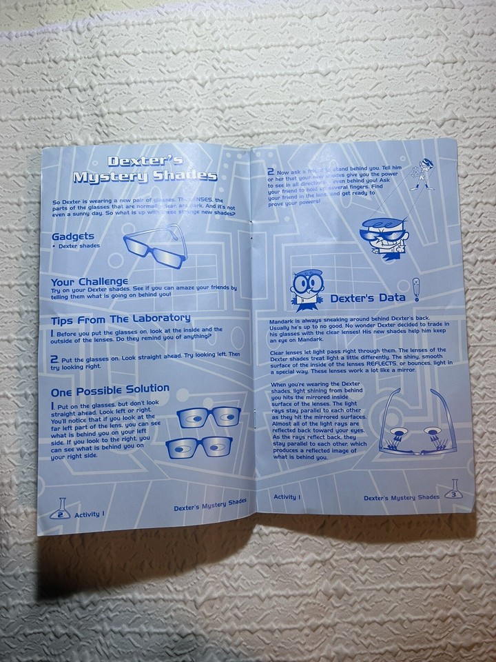 2003 Dexter’s Laboratory Eye Spy / Delta Education/ Cartoon Network Book | eBay