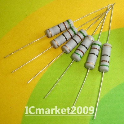 50 PCS 2W-51R 5% 2 WATT 51 OHM 51OHM CARBON FILM RESISTOR | eBay