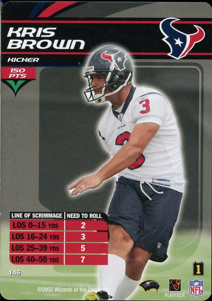 2003 NFL Showdown KRIS BROWN TEXANS #146 | eBay