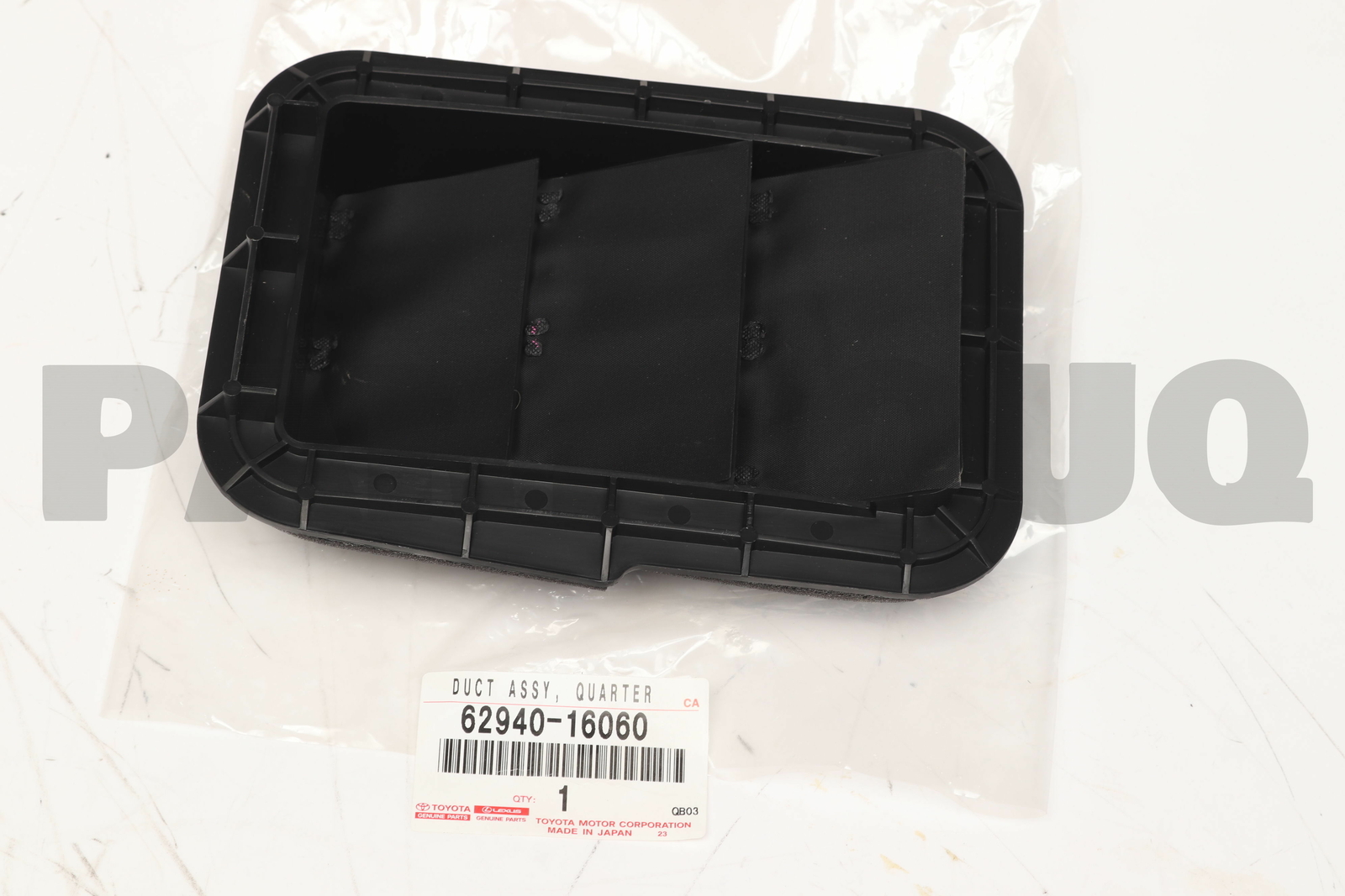 6294016060 Genuine Toyota DUCT ASSY, QUARTER VENT, RH/LH 62940-16060 | eBay