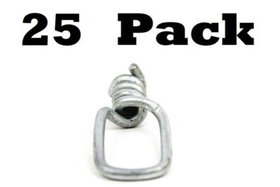 25 Pack #9 Heavy Duty Snare Swivel Trapping Supplies 25 Swivels | eBay