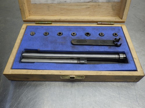 1 ISCAR ER11 Mini Collet Chuck Kit (2)1/2"SHK Chucks (7) Collets | eBay