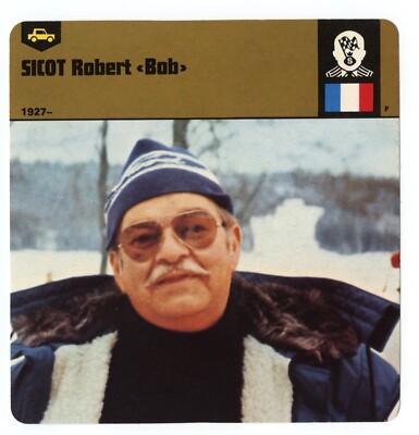 Robert (Bob) Sicot - Sponsor Organizer Edito Service Auto Rally Card | eBay