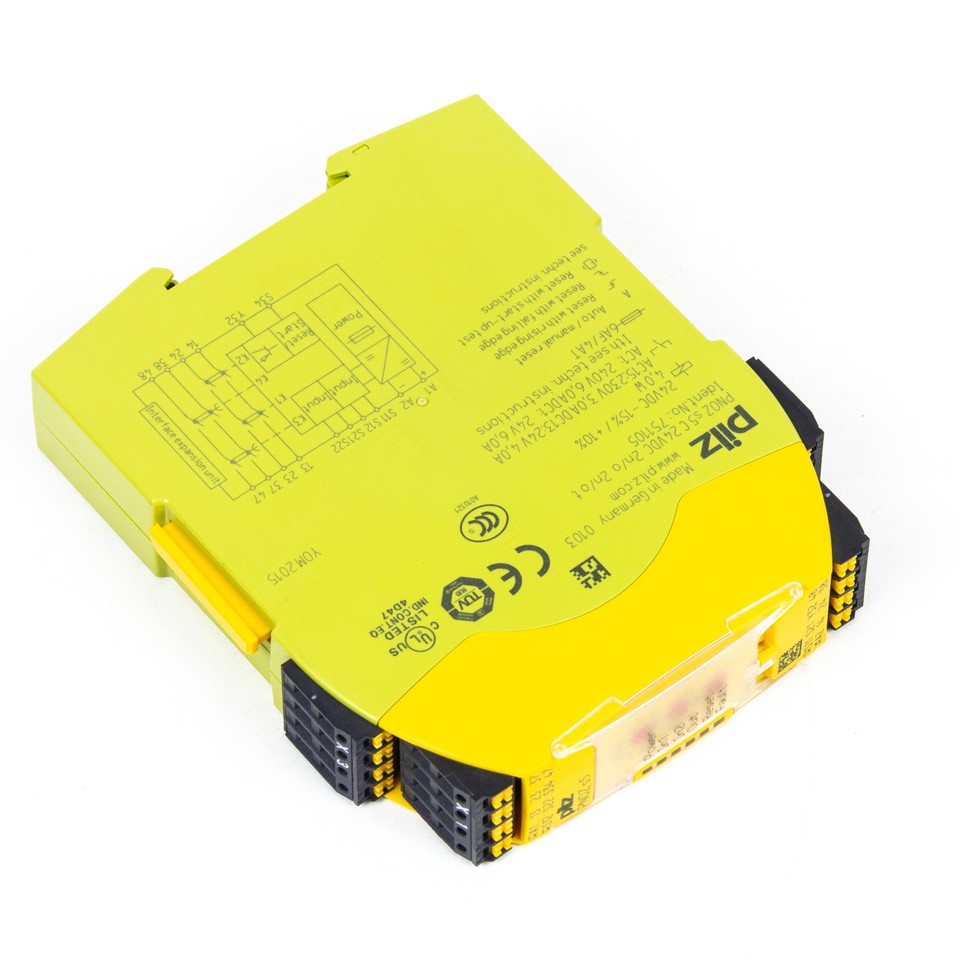 PILZ PNOZ s5 C 24VDC 2n/o t 751105, Safety relay: 6 A, 24 VDC, 2 NO ...