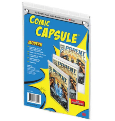 Comic Book Toploader For Modern Comic Book Clear Plastic Protector UV ...