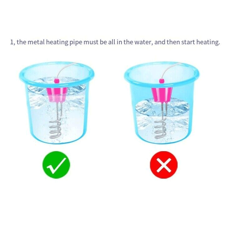 3000W Auto Portable Water Heater Electric Immersion Element Boiler ...