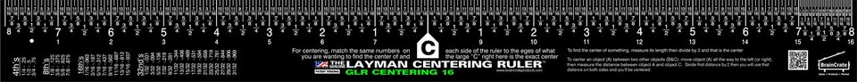 (3) GLR Centering Ruler Measure Center Finding Crafts Art Picture ...