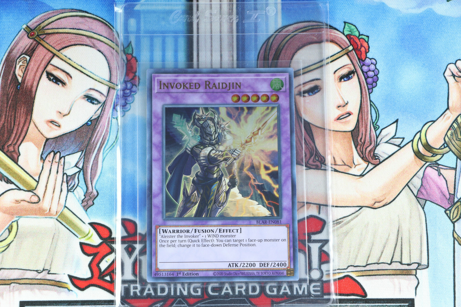 YuGiOh Invoked Raidjin BLAR-EN081 1st Ed Ultra Rare | eBay