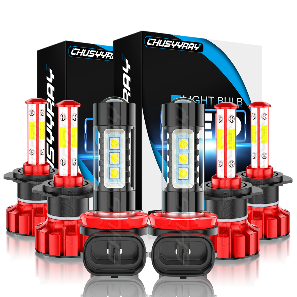 Para For Mini Cooper 2003 2004 2005 2006 2007 Faro LED Faro antiniebla KIT 6000K | eBay