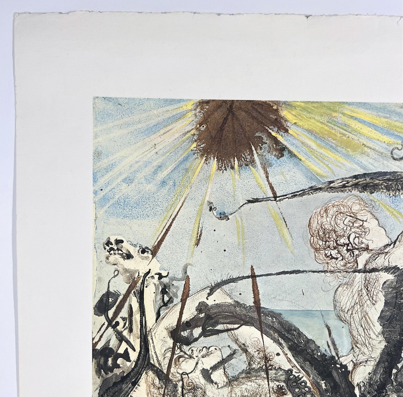 Salvador Dali Triumph Of Sea Signed Original Lithograph Ocean Beach ...