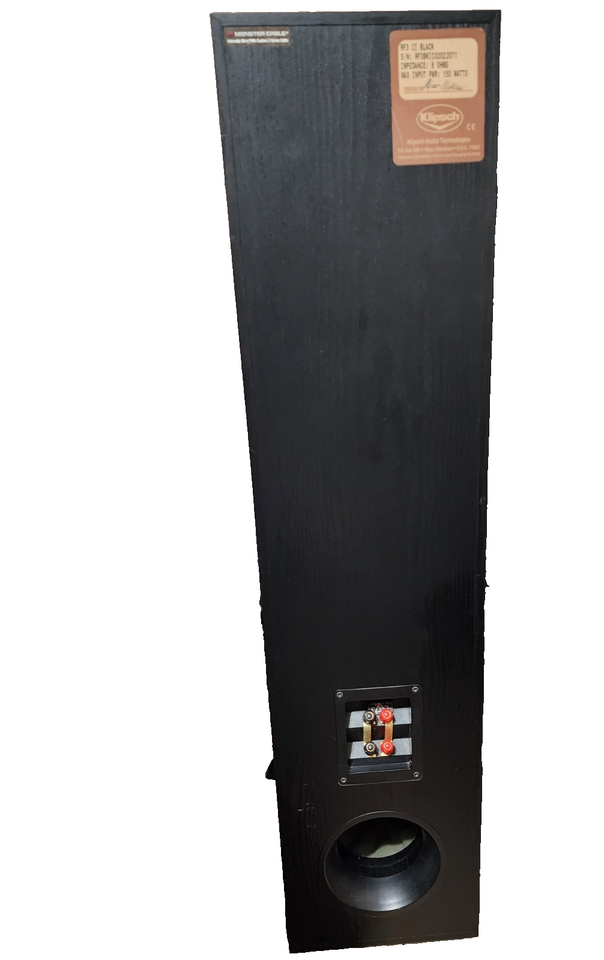 Klipsch RF3 II Black Tower Floor Standing Speakers Box (Each) | eBay