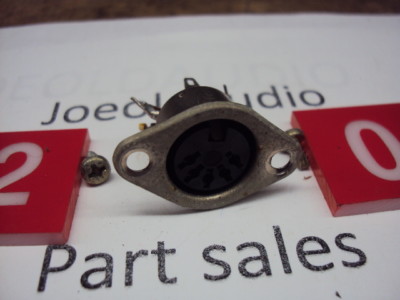 Nikko 6065 Original 5 Pin Din Connector & Mounting Screws. Parting Out ...