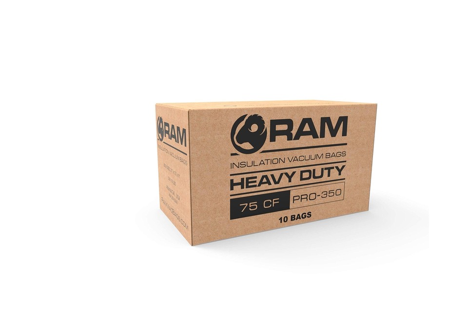 (10) Heavy Duty Insulation Vacuum Bags by RAM - Size 6 ft x 4 ft - Holds EST ... | eBay