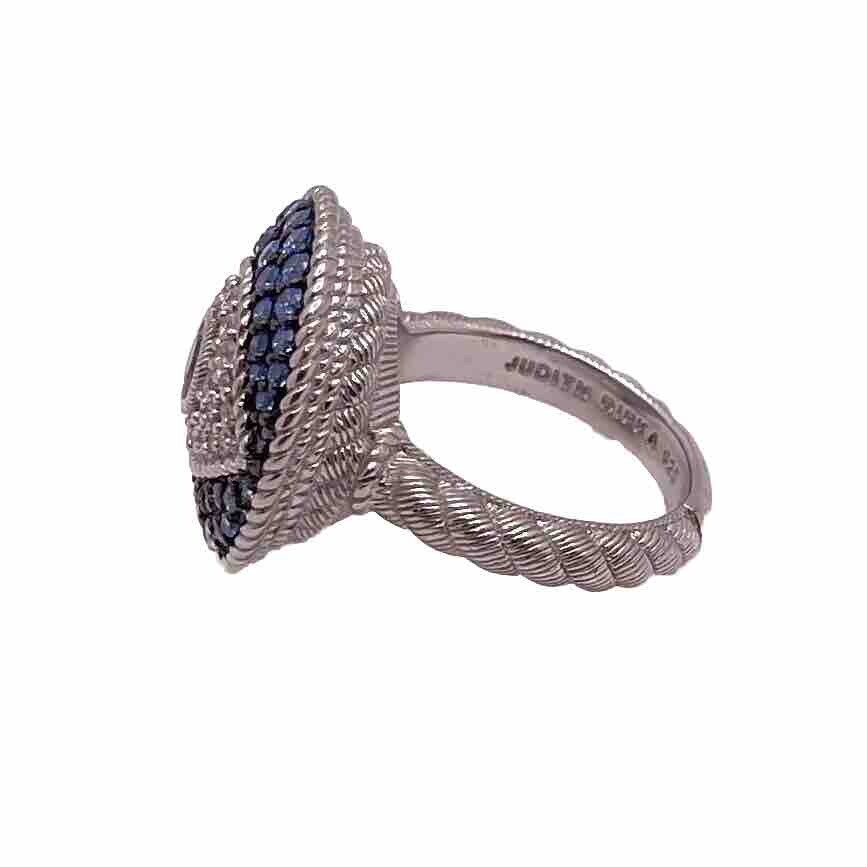 Judith Ripka Sterling Silver Evil Eye Ring Size 6 | eBay