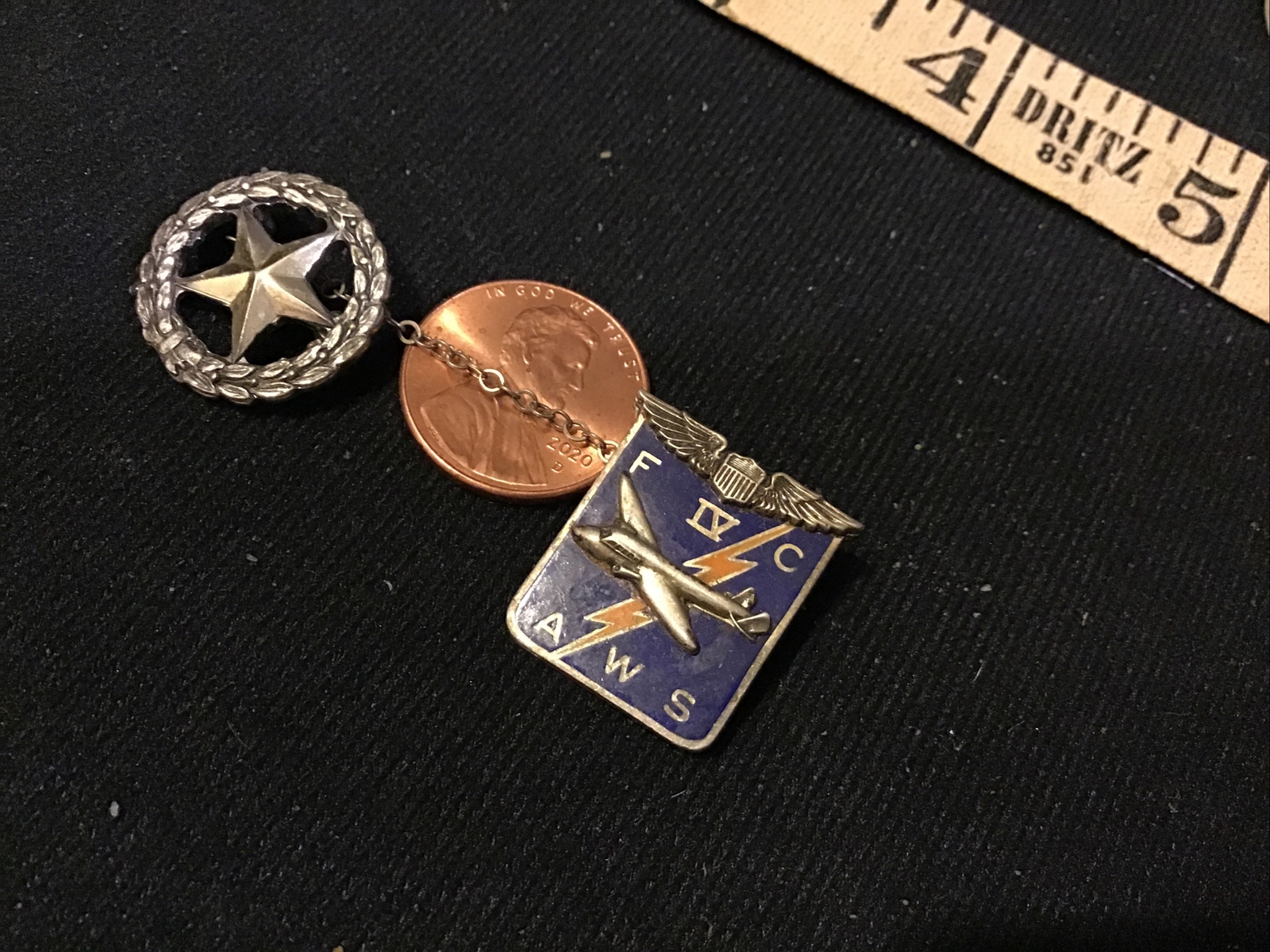 RARE WWI WWII U.S Army Air Corps Sweetheart Pin Sterling Silver | eBay