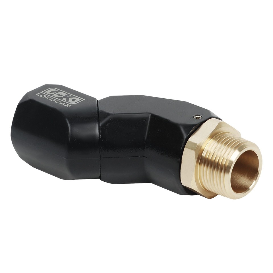 3/4" Fuel Hose Nozzle Swivel 360 Rotating Dual NPT Transfer Pump ...