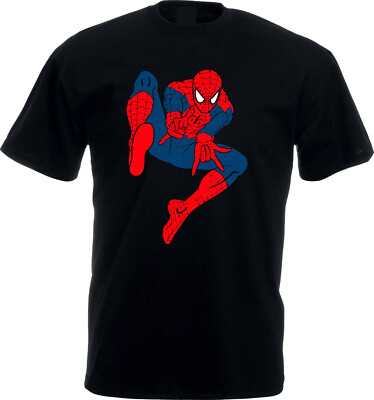 Spiderman T-Shirt, Spider Superhero Shirt, Spider Man Comics Tee ...