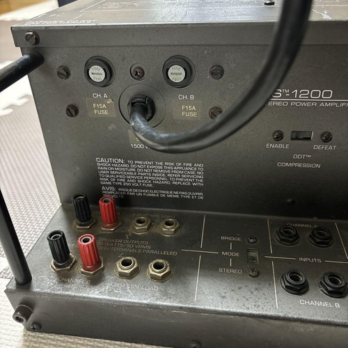 Peavey Cs-1200 Stereo Power Amplifier | eBay UK