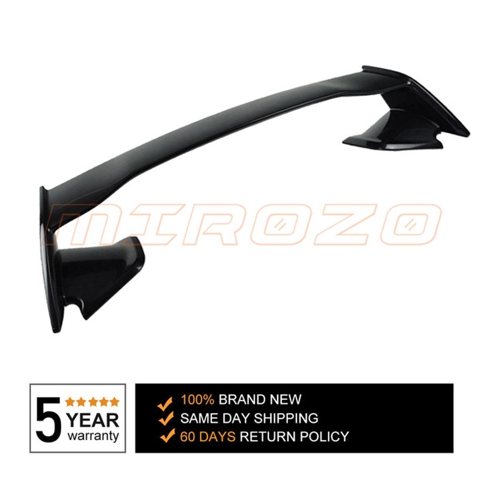 ABS Black Factory Style Rear Trunk Spoiler For 2015-2018 Subaru WRX STI ...