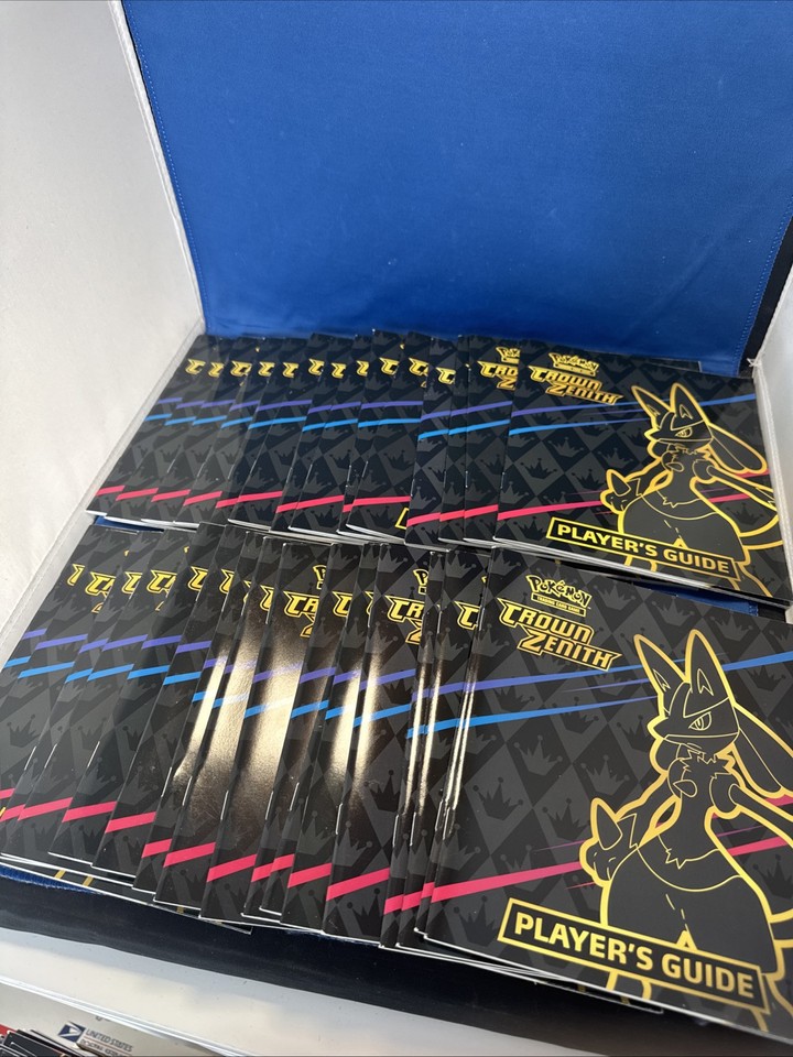 Pokemon Player's Guide Crown Zenith Showing Cards Collector Checklist ...