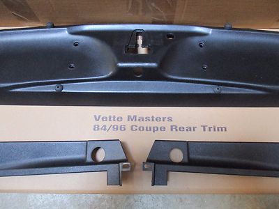 1984-1996 Corvette Coupe Rear Window Trim Set EXACT reproduction | 3 ...