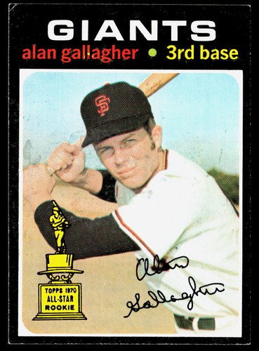 Alan Gallagher 1971 Topps #224 VG/EX NO CREASE | eBay