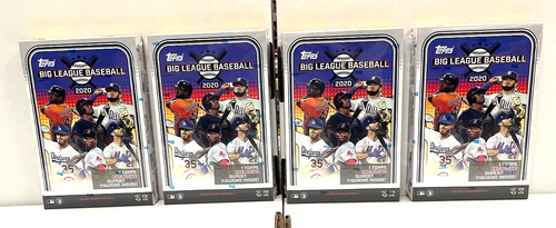 2020 Topps Big League Baseball Collectors Hobby Box w/Figurine Lot of 4 ...