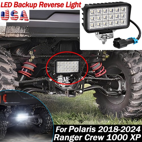 For Polaris Ranger Crew 1000 XP 2018-24 LED Rear Backup Reverse Light ...