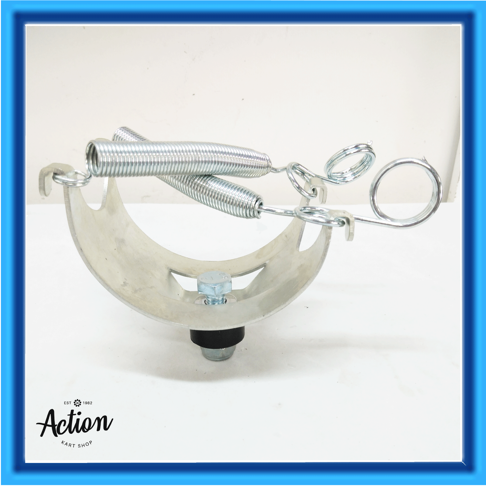 GO KART EXHAUST PIPE SUPPORT CRADLE + QUICK RELEASE SPRING KIT ...