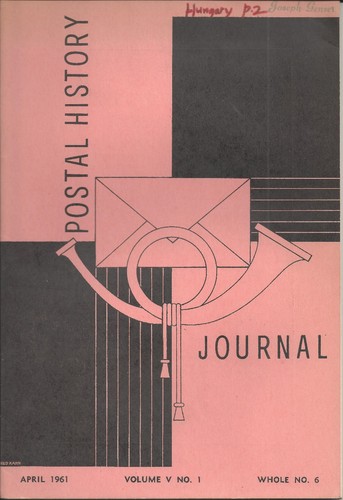 Postal History Journal, April 1961 Vol. V No. 1 HUNGARY | eBay
