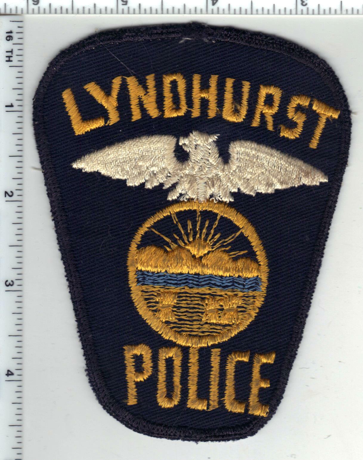 Lyndhurst Police (Ohio) 1st Issue Uniform Take-Off Shoulder Patch | eBay